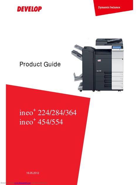 Ineo 224e Service Manual 1 Paper Media Technology