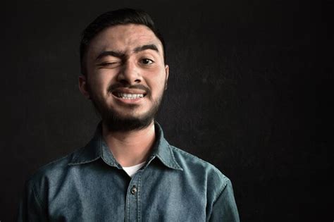 Premium Photo Asian Man Winking