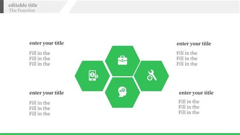 Green Hexagonal Web With Icons Diagram Google Slide Theme And Powerpoint Template Slidedocs