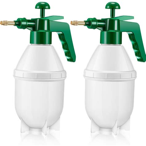 Ziliny 2 Pcs Handheld Garden Pump Sprayer Bottle Hand Held Lawn