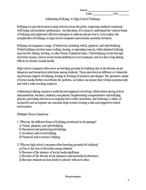 Elpac Practice Reading Questions By Teach Potential Tpt