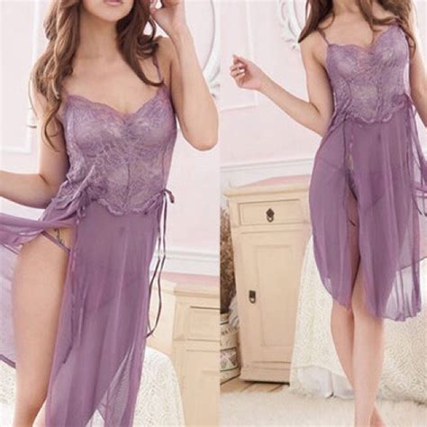 Intimates And Sleepwear Long Lingerie In Dark Purple Light Purple Or Aqua Poshmark