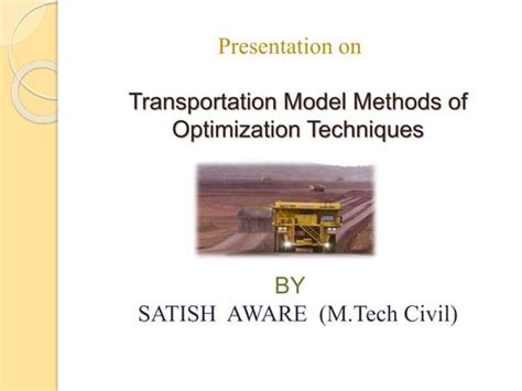 Transportation Ppt
