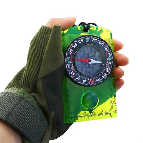 Baseplate Map Compasses With Scale Ruler Accurate Orienteering