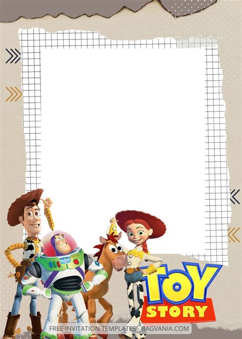 8 Play With Toy Story Canva Birthday Invitation Templates Toy Story