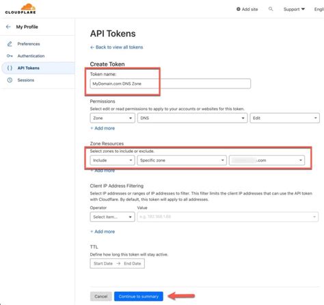 getting your cloudflare zone api key and account id