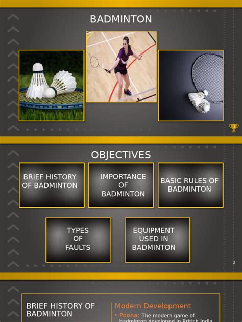 Badminton Ppt Pdf