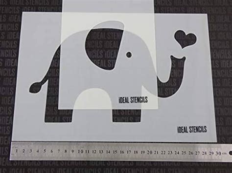 Elephant Stencil For Nursery