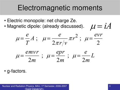 Ppt Electromagnetic Moments Powerpoint Presentation Free Download