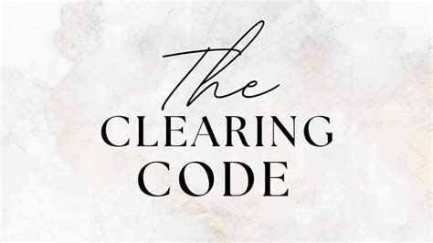 The Clearing Code By Crystalrising Stan