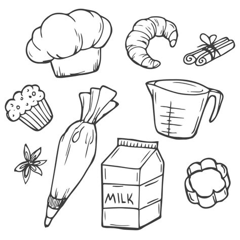 Baking Drawing Reference