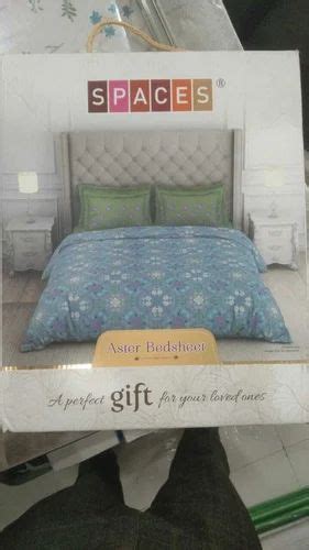 Material Cotton Ty Spaces Aster Bed Sheet For Home Size King
