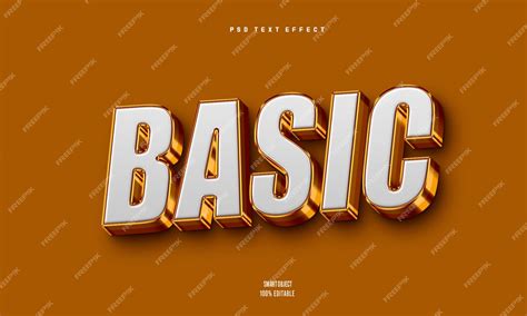 Free Psd Basic 3d Editable Text Effect Premium Ai Generated Psd