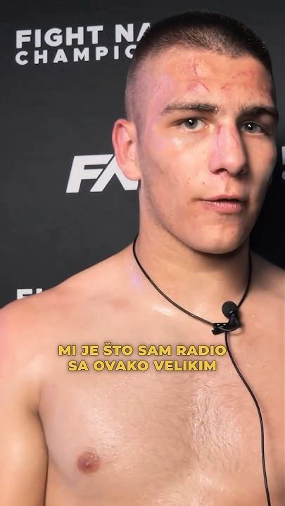 🚨 Fnc 18 Post Fight Interview ️stefan Dobrijević Fnc Youtube