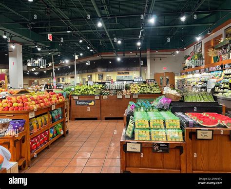 Interior Of The Fresh Market An Upscale Specialty Grocery Retailer In