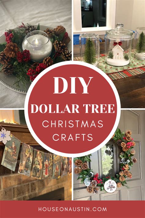 7 Easy Diy Dollar Tree Christmas Crafts House On Austin
