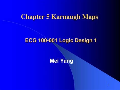 Ppt Chapter 5 Karnaugh Maps Powerpoint Presentation Free Download
