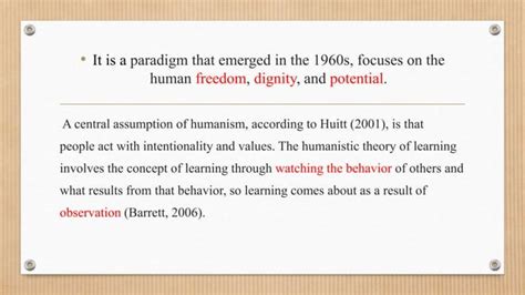 Humanism Vs Constructivism Ppt