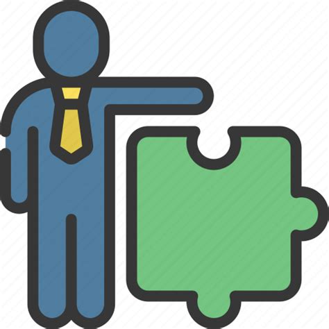 Solutions Person People Stickman Puzzle Solve Icon Download On
