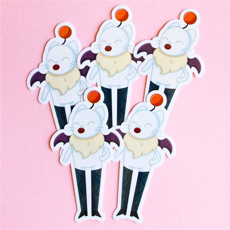 Sexy Moogle Meme Sticker Final Fantasy Sticker For Laptop Journal