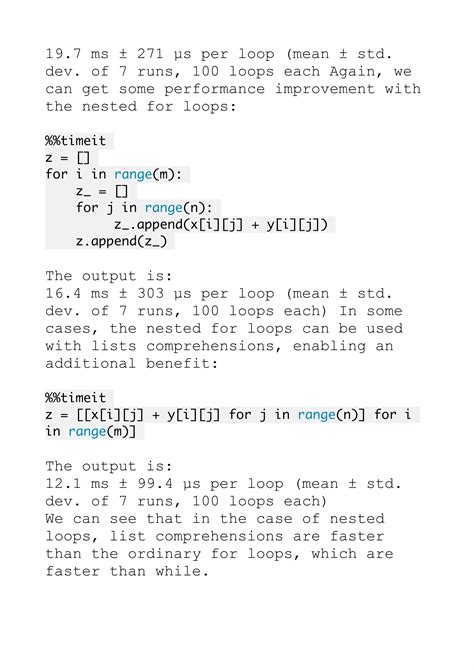 Python Faster For Loop Pdf Programming Languages Computing
