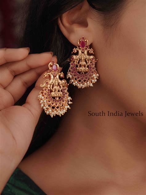 Lakshmi Earrings Ad Stone Earrings
