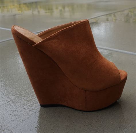 Lordes Wedge Heels Retro Glam Platform Mules