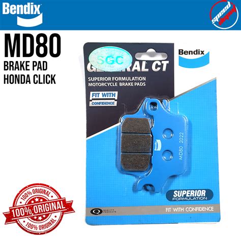 Bendix Brake Pad Md80 For Honda Click Speed Depot Lazada Ph