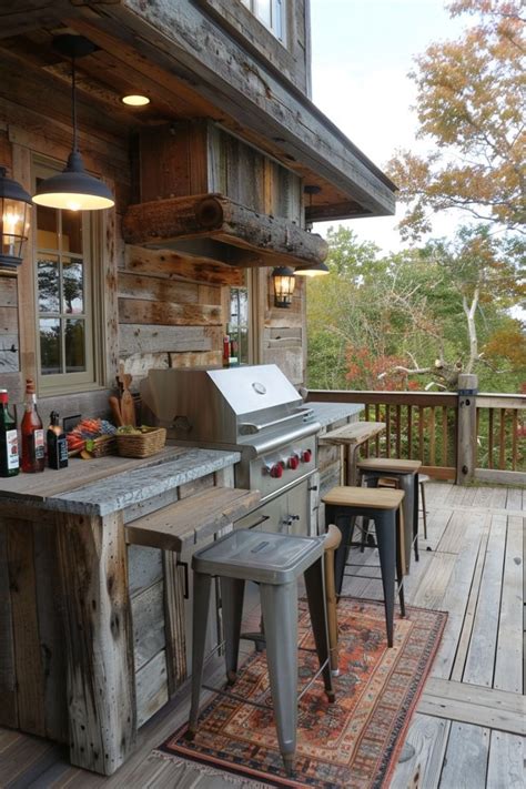 Say Goodbye To The Indoors 59 Rustic Outdoor Kitchen Ideas For The Ultimate Entertaining Space