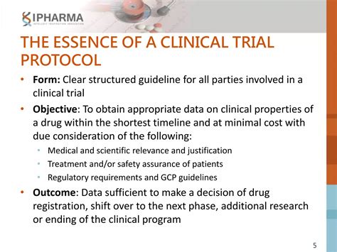 clinical trial protocol strategy for success pptx