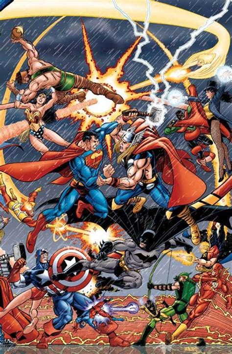Jlaavengers Avengers Comics Avengers Vs Justice League Marvel Dc