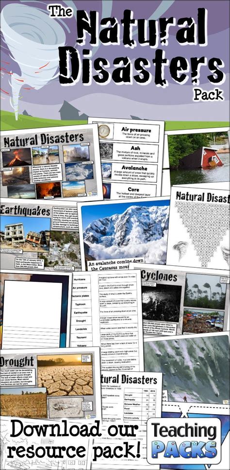 Natural Disasters Resources Teaching Pack For Educators Natural Disasters Natural Disasters