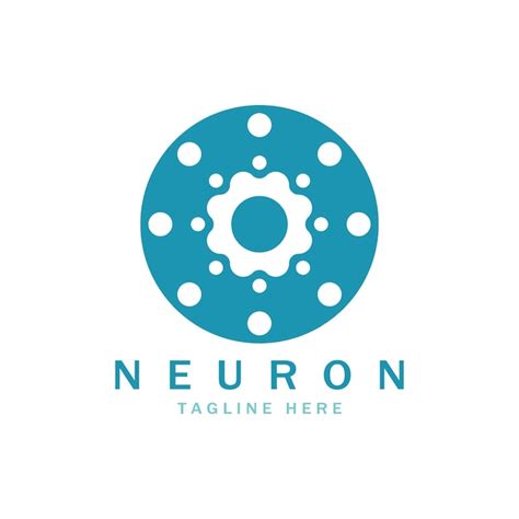 Premium Vector Neuron Logo Or Nerve Cell Logo Designmolecule Logo