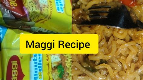 Simple Maggi Recipe Testy 😋 Youtube