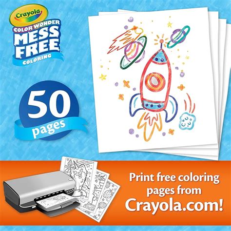 Crayola Color Wonder Mess Free Coloring Blank Coloring Pages 50