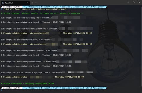 List Azure Classic Subscription Administrators” Via The Azure Portal Or Via An Azure Powershell