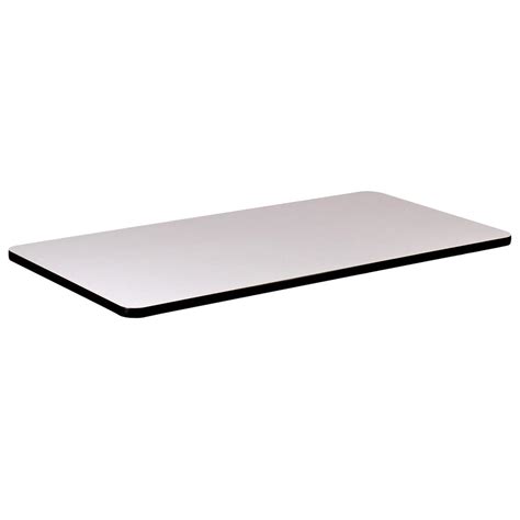 Correll 30 X 48 Gray Granite Finish Rectangular High Pressure Bar