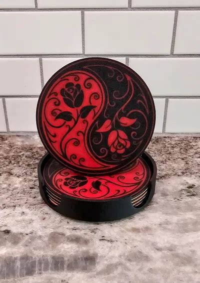 Yeti Buck Coaster Set By Chrischarchar Makerworld Download Free 3d Models