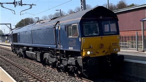 Harborough Station Class 66s 66303 66723 66171 Db Gbrf With Great Tones
