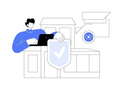 Premium Vector Security Systems Design Abstract Concept Vector