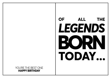Free Printable Happy Birthday Cards For Men