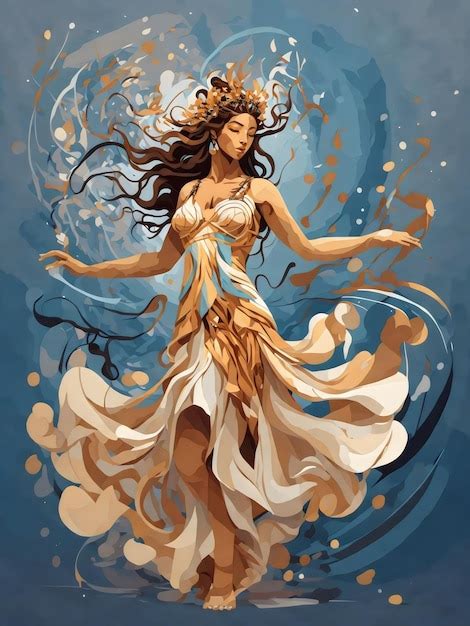 Premium Ai Image Girl Dancing Detailed Illustration Created With