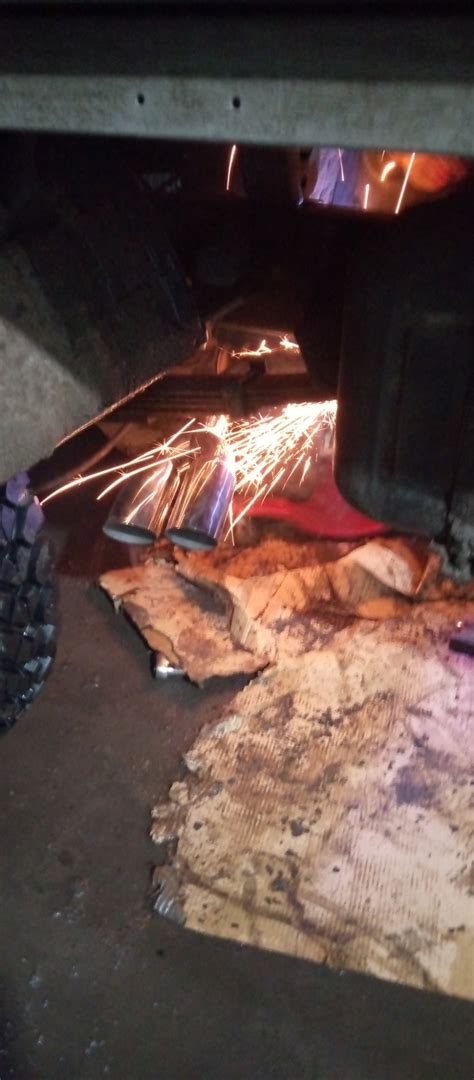 Не большая переделка выхлопа — ГАЗ Газель, 2,3 л, 1999 года | тюнинг ...