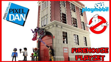 Playmobil Ghostbusters Firehouse Playset Video Review Youtube
