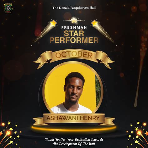 The Donald Farquharson Hall Congratulations To Our Freshman Of The