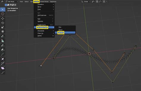 D View Curve Generated From Outline Tool Using Curve Tools Does Not Show In Object Mode