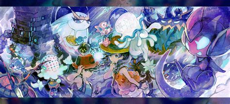 Selene Rowlet Elio Popplio Litten And More Pokemon And More Drawn By Kantarou Kan