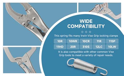 10pack 4008 Vise Replacement Springs Suitable For Irwin Vise Grip