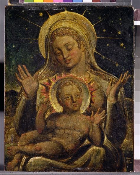 Jungfrau Und Kind 1825 Von William Blake Kunstdruck