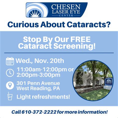 Curious About Cataracts Chesen Laser Eye Center